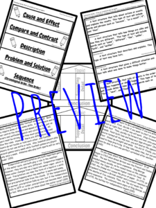 Informational Text Structure Sorting Activity - Made By Teachers