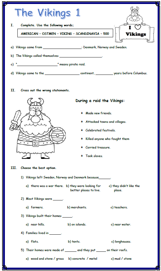 Vikings - General Information | Made By Teachers