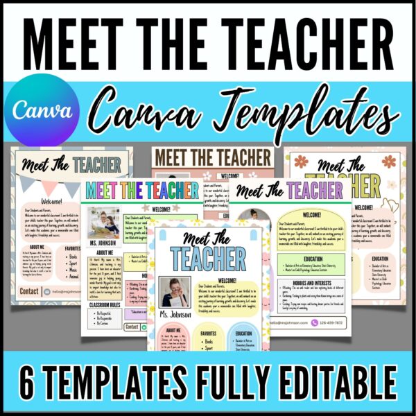 Meet The Teacher Templates | Made By Teachers