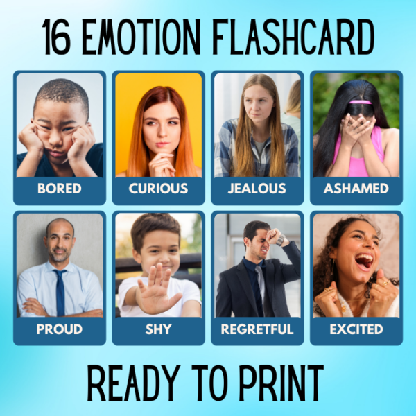 16 Emotion Educational Printables Flashcards Educational Activities ...