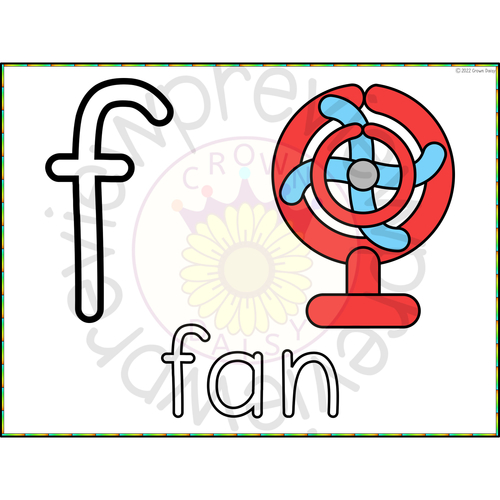 Alphabet Playdough Mats and Cards Letter F | Made By Teachers