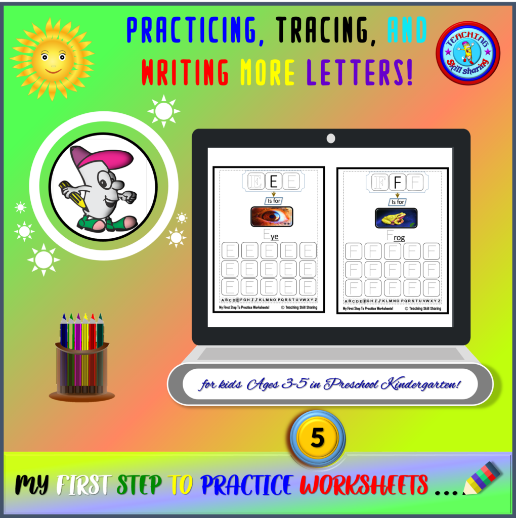 My First Step … !Practicing, Tracing, and Writing More Letters! | Made ...