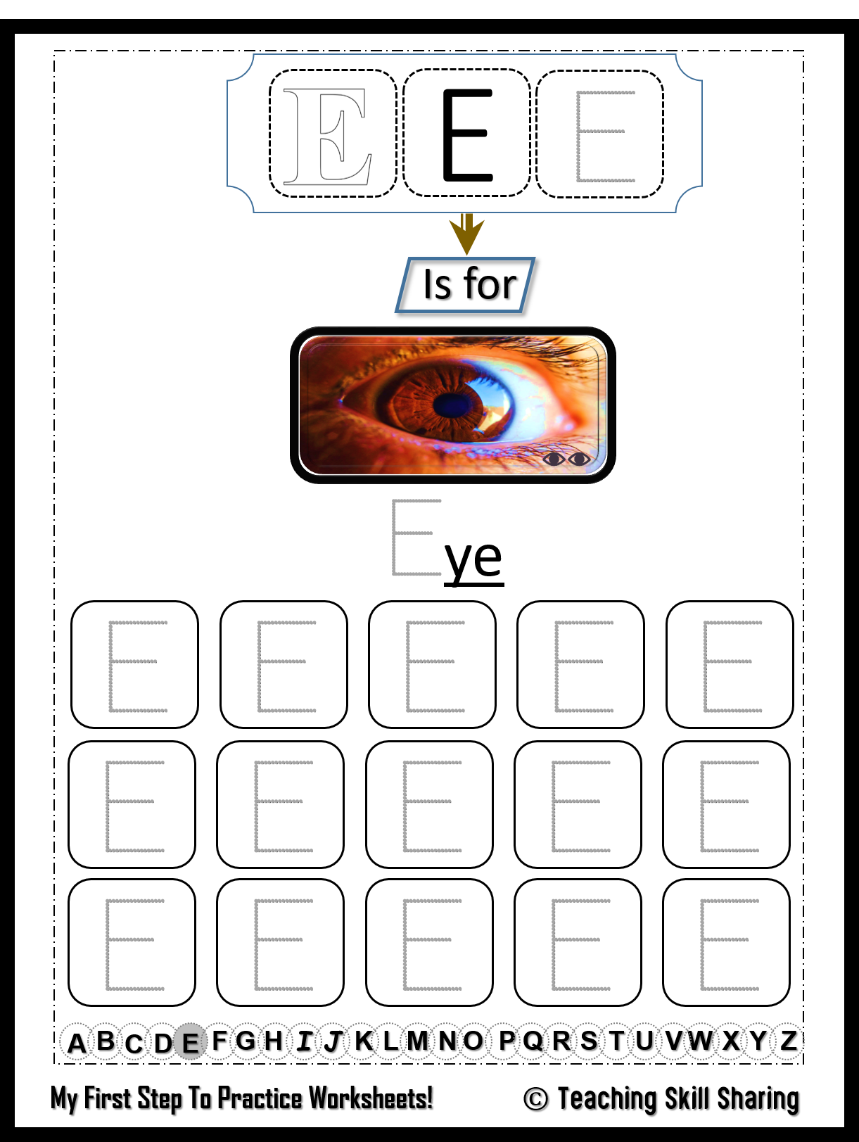 My First Step … !Practicing, Tracing, and Writing More Letters! | Made ...