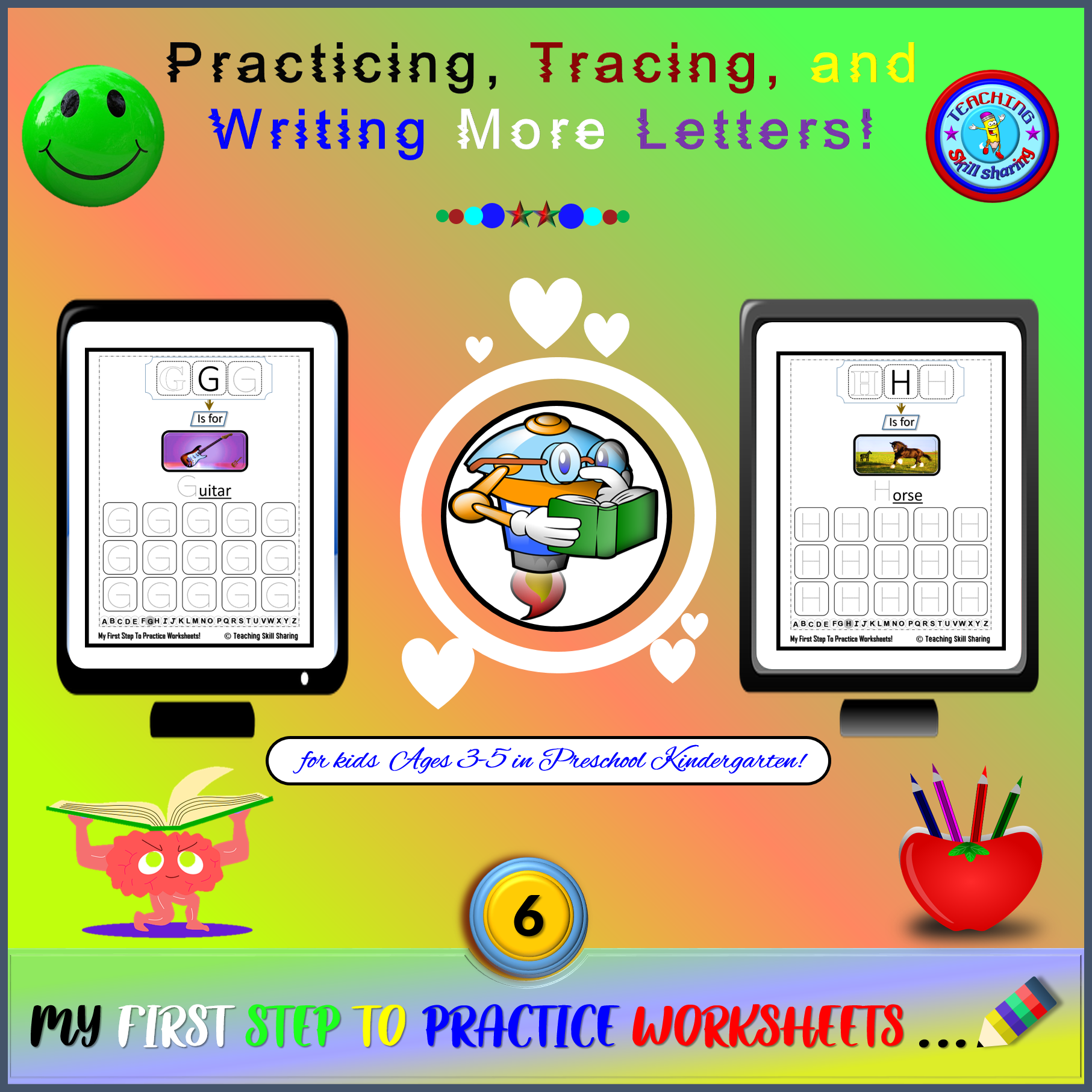 My First Step … !Practicing, Tracing, and Writing More Letters! | Made ...