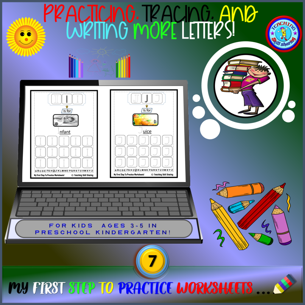 My First Step … !Practicing, Tracing, and Writing More Letters! | Made ...