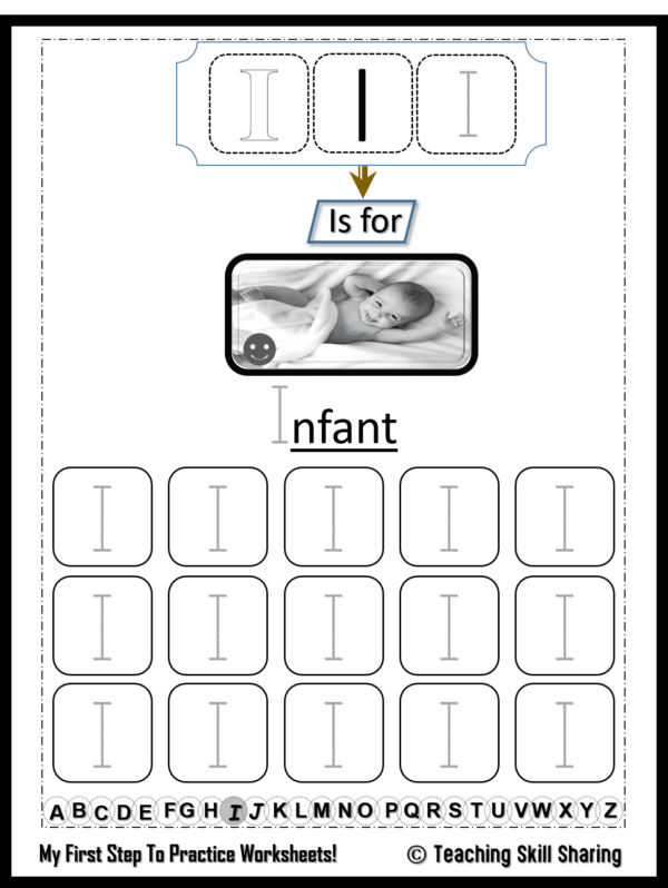 My First Step … !Practicing, Tracing, and Writing More Letters! | Made ...