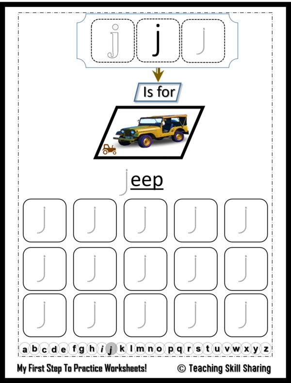 My First Step … !Practicing, Tracing, and Writing More Letters! | Made ...