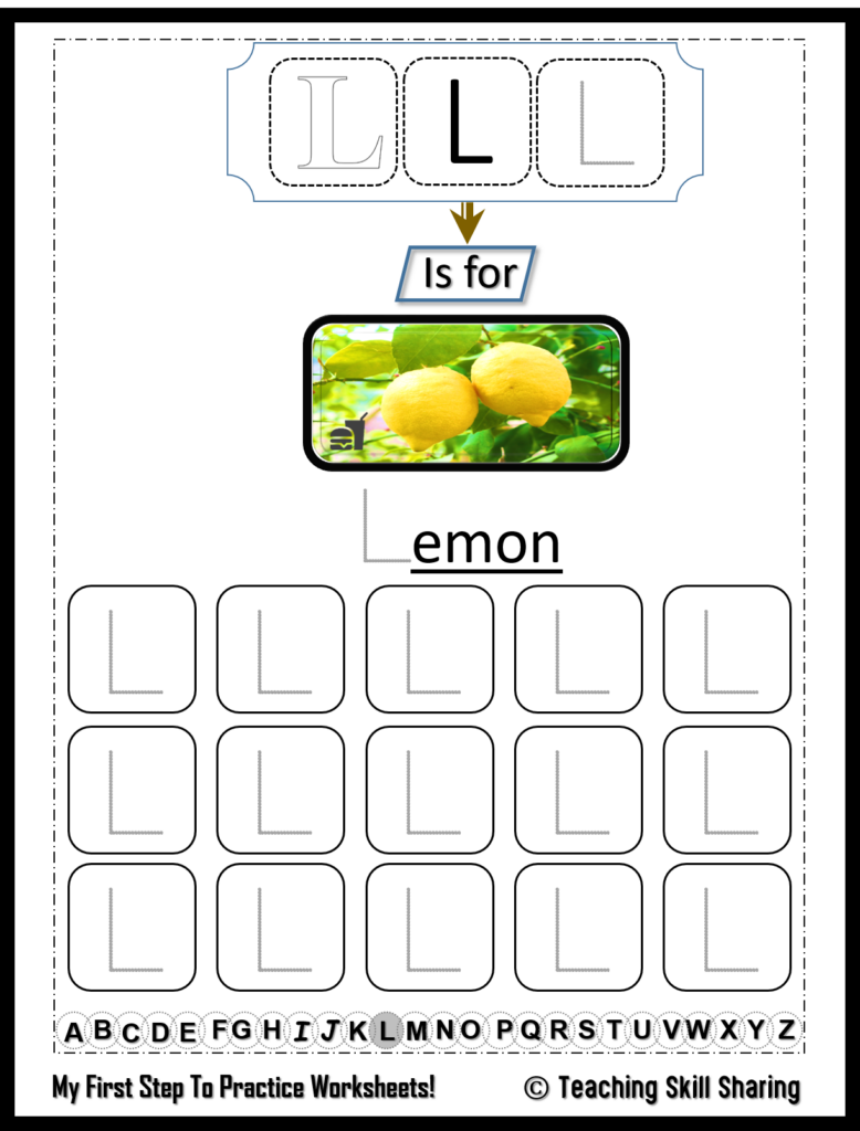 My First Step … !Practicing, Tracing, and Writing More Letters! | Made ...