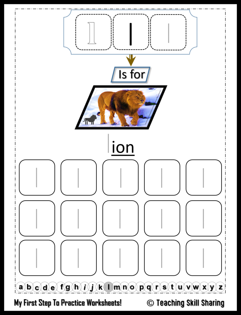 My First Step … !Practicing, Tracing, and Writing More Letters! | Made ...