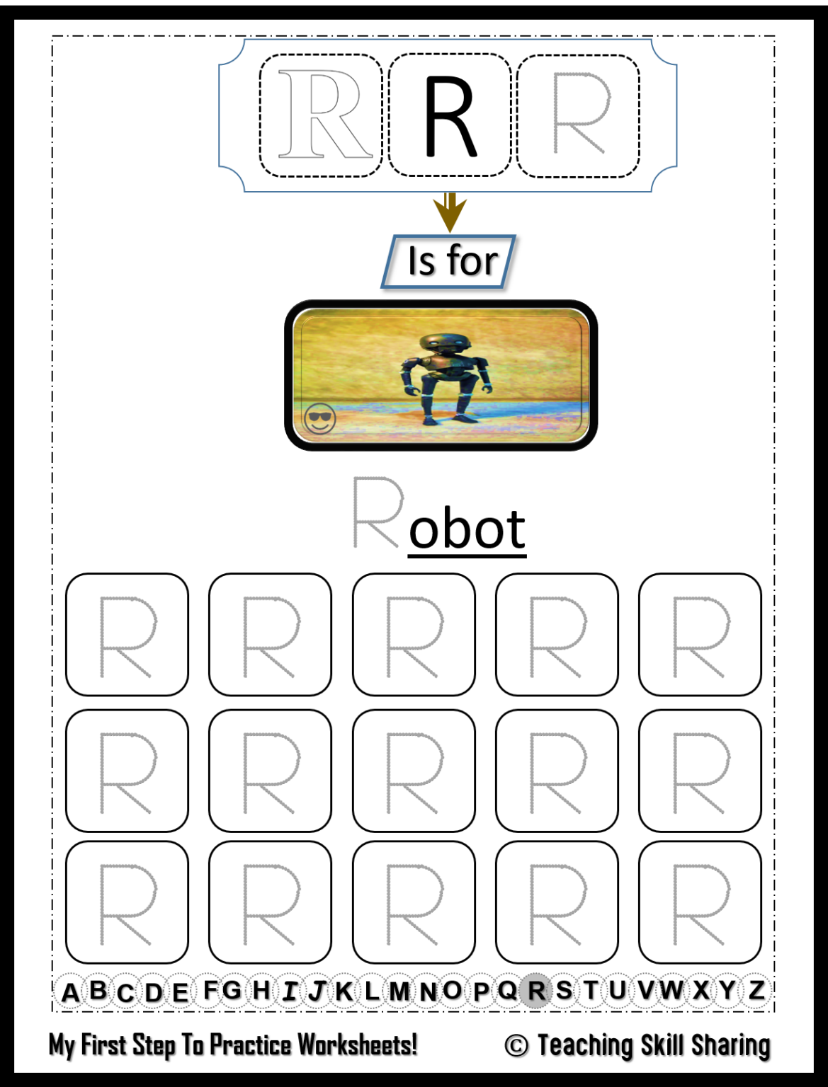 My First Step … !Practicing, Tracing, and Writing More Letters! | Made ...