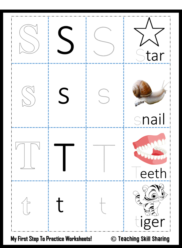 My First Step … !Practicing, Tracing, and Writing More Letters! | Made ...