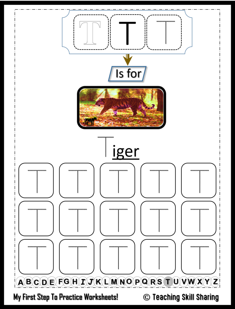 My First Step … !Practicing, Tracing, and Writing More Letters! | Made ...