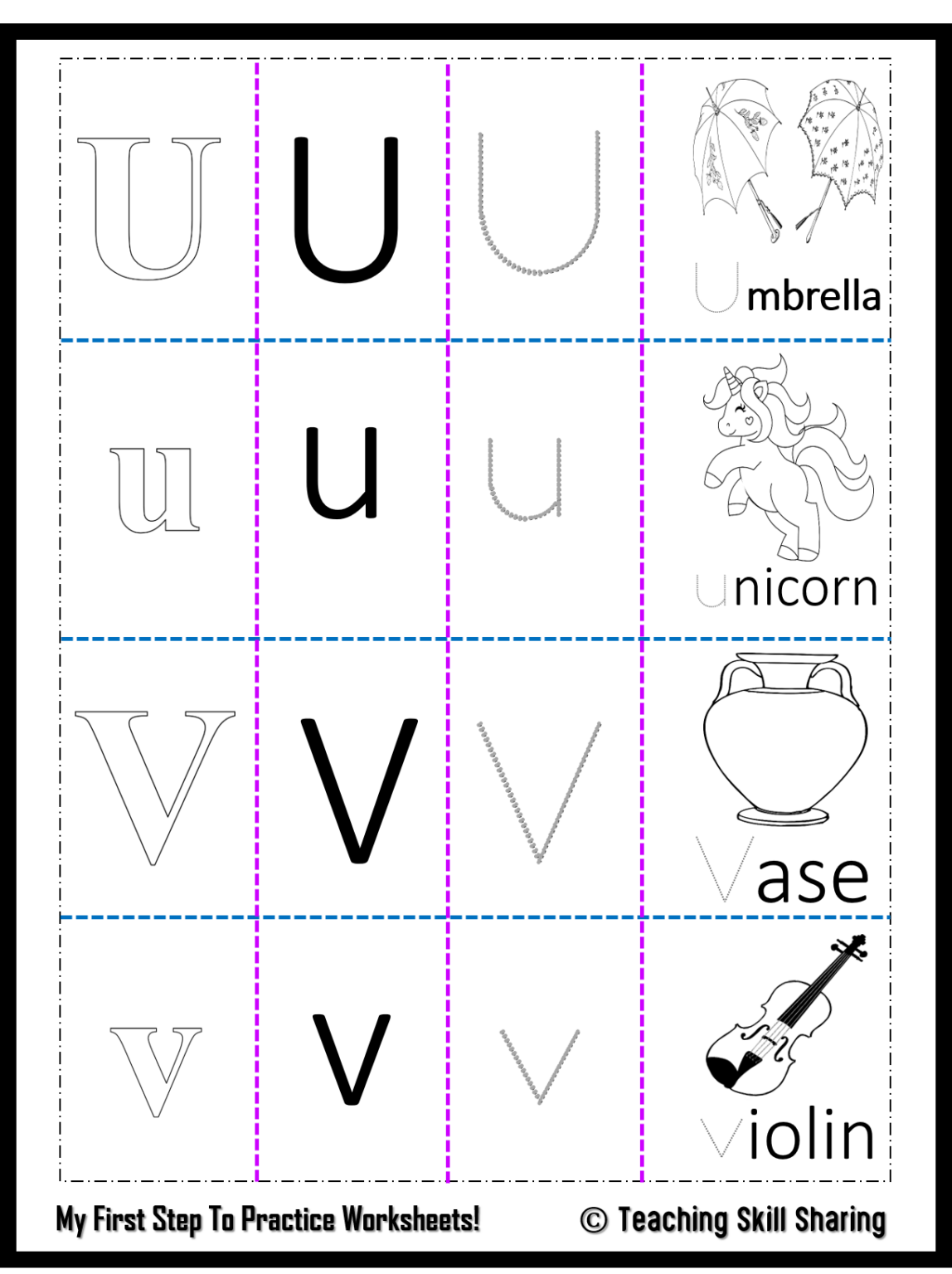 My First Step … !Practicing, Tracing, and Writing More Letters! | Made ...