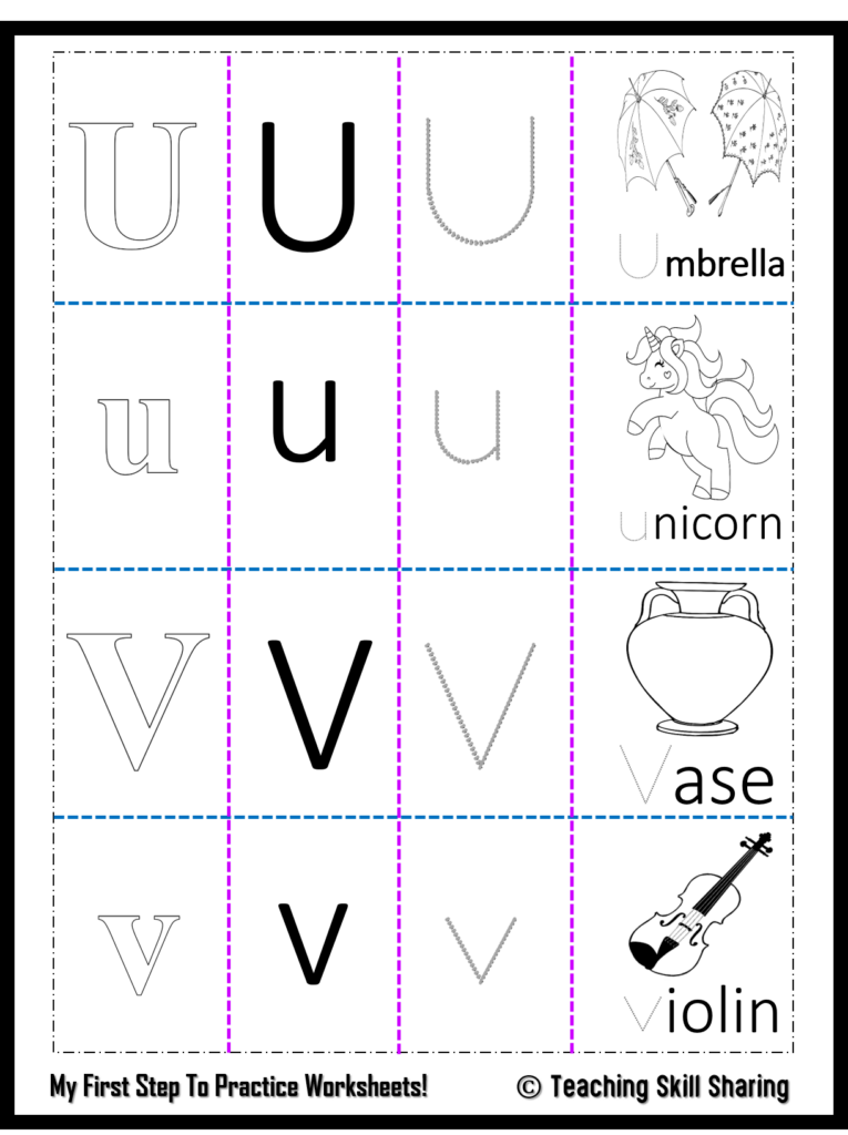 My First Step … !Practicing, Tracing, and Writing More Letters! | Made ...