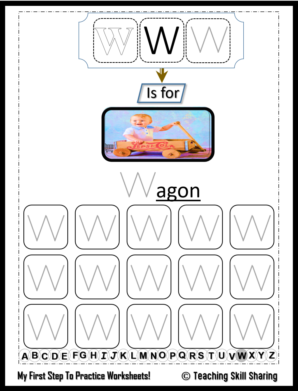 My First Step … !Practicing, Tracing, and Writing More Letters! | Made ...