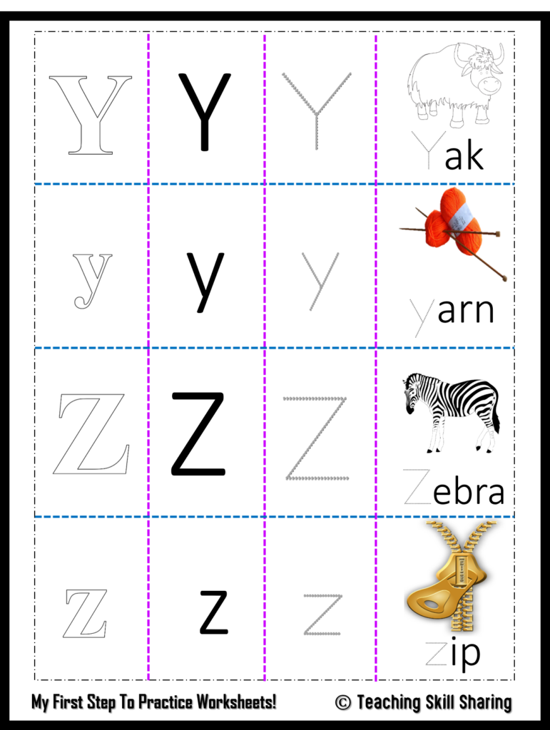 My First Step … !Practicing, Tracing, and Writing More Letters! | Made ...