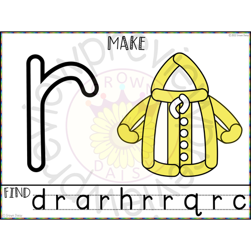 Letter R Alphabet Playdough Mats and Cards | Made By Teachers