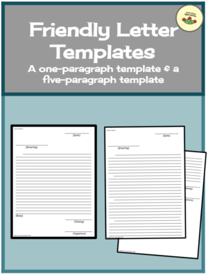Friendly Letter Templates - Freebie! | Made By Teachers