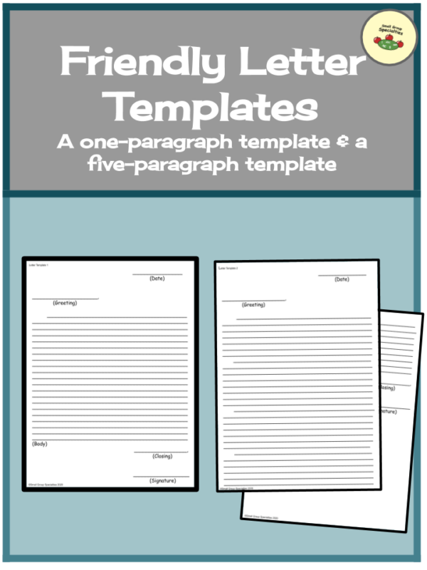 Friendly Letter Templates - Freebie! | Made By Teachers