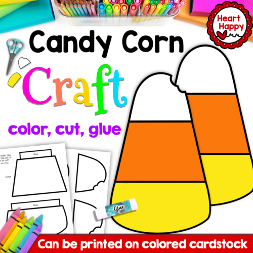 Halloween Candy Corn Craft | Fall Craft | Made By Teachers
