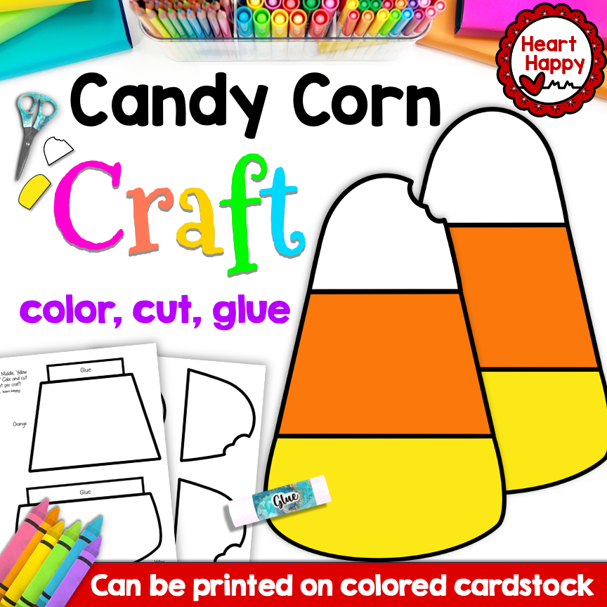 Halloween Candy Corn Craft | Fall Craft | Made By Teachers