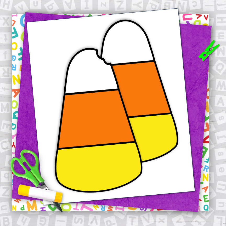 Halloween Candy Corn Craft | Fall Craft | Made By Teachers