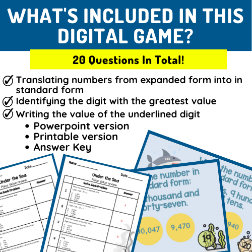 Place Value Review | Video Game | Volume 1 | Made By Teachers