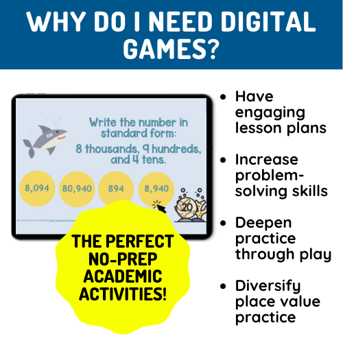 Place Value Review | Video Game | Volume 1 | Made By Teachers