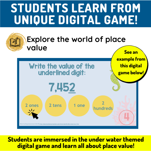 Place Value Review | Video Game | Volume 1 | Made By Teachers