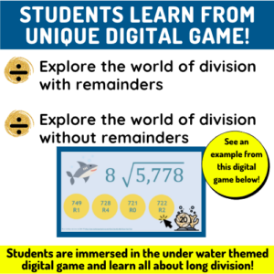 Fourth Grade Long Division Worksheets and Video Game | Made By Teachers