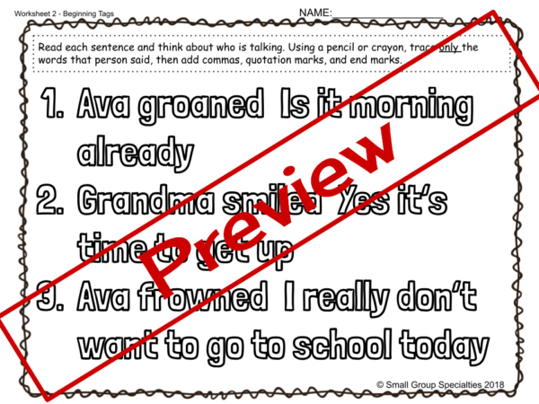 Writing With Dialogue Made Easy - Using Quotation Marks with Dialogue ...