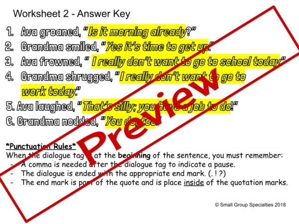 Writing With Dialogue Made Easy - Using Quotation Marks with Dialogue ...