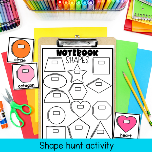Back to School 2D Shape Activities for Toddlers and Preschool - Made By ...