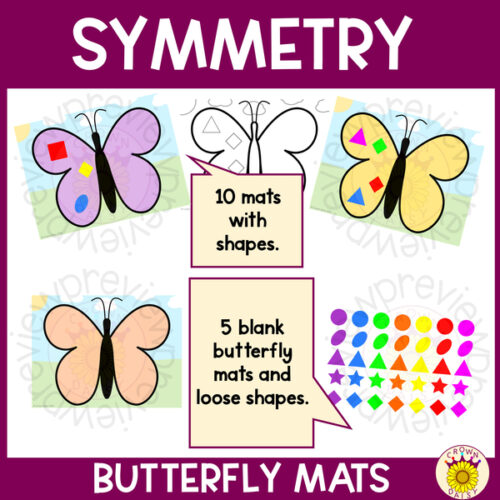 Butterfly Symmetry Mats - Made By Teachers