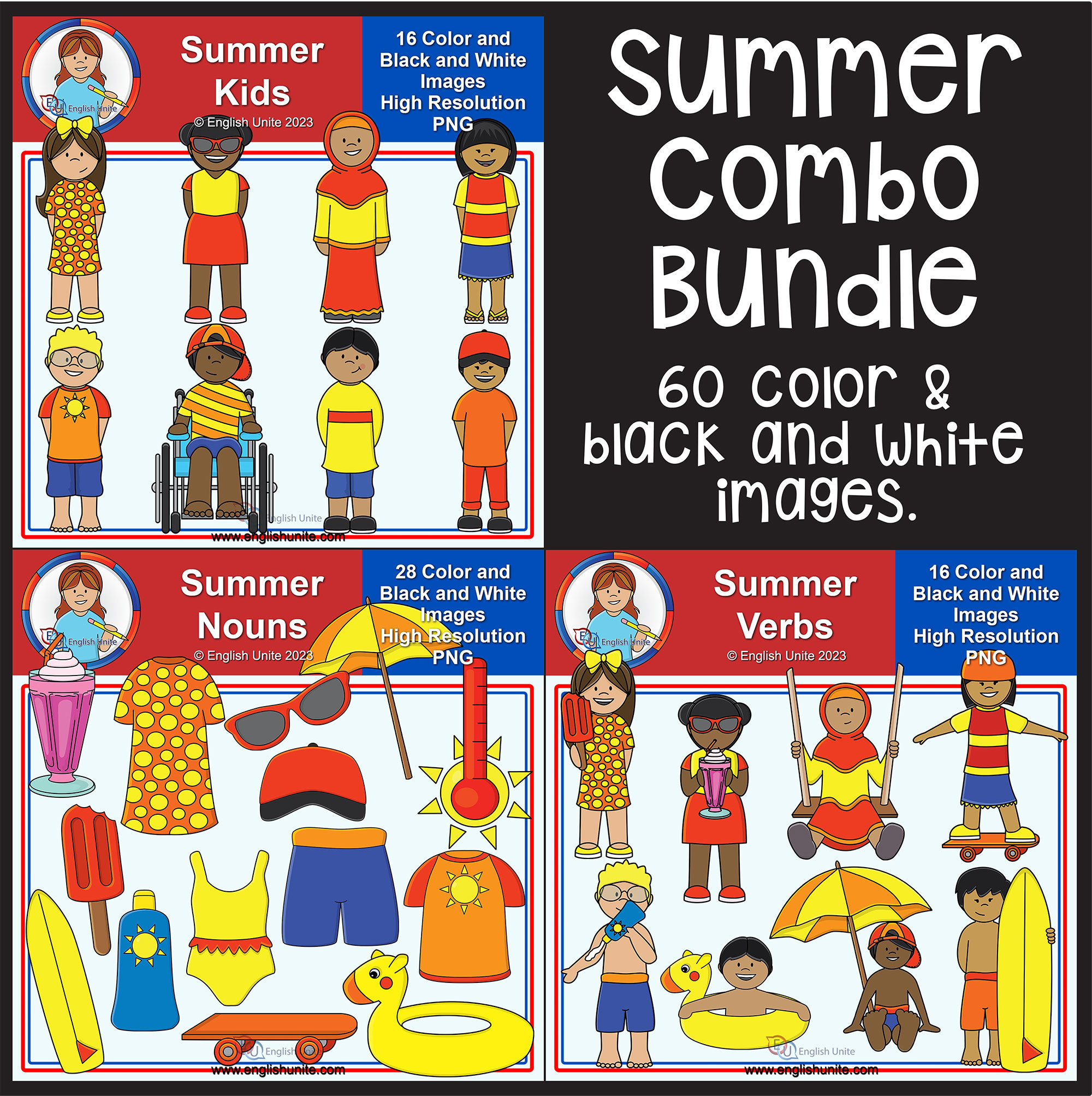 Clip Art - Summer Combo Bundle | Made By Teachers