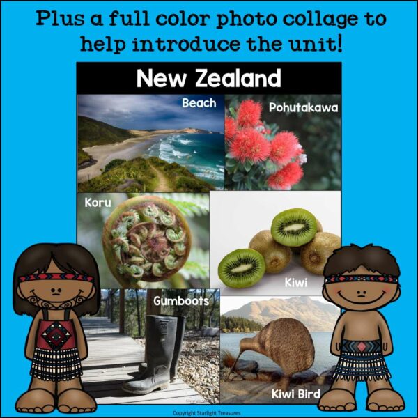 New Zealand Mini Book for Early Readers - A Country Study - Made By ...
