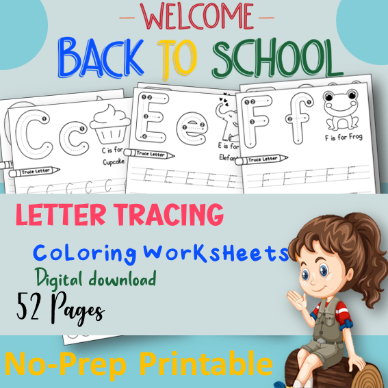 🎨🔠 Alphabet Letter Tracing and Coloring Worksheets: Fun and Effective ...