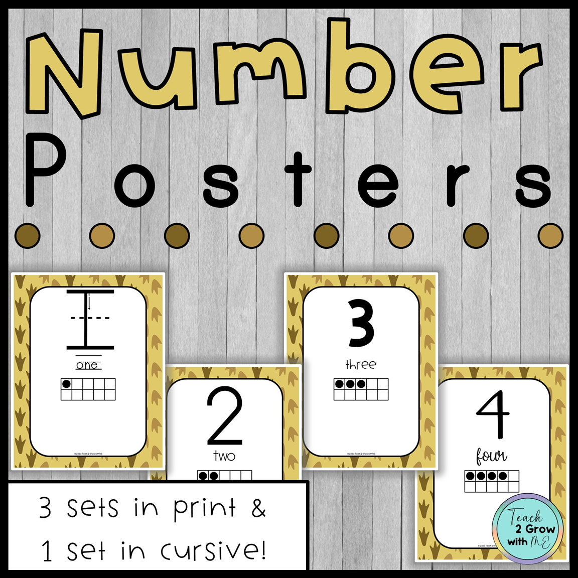 Number Posters 0-30, 40-100 by 10s Under the Sea Ocean Classroom Decor ...