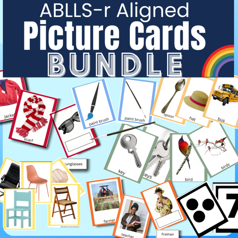 ABLLS-R Aligned Picture Cards for Speech ABA or Special Education ...