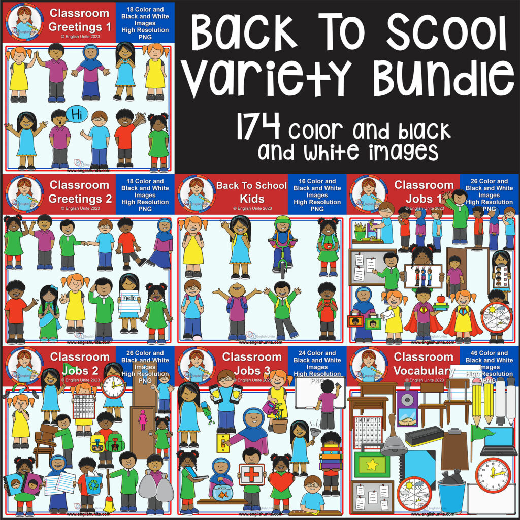 Clip Art - Back To School Variety Bundle | Made By Teachers