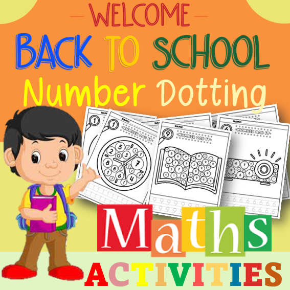 Number Dotting Activities 0-10: Fun and Creative Way to Learn Numbers ...