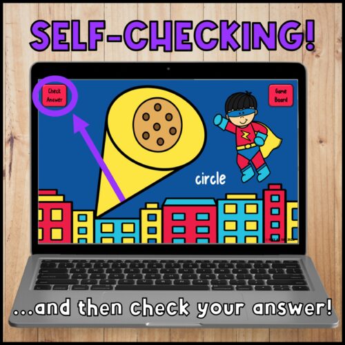 2D Shapes Digital Review Game for PowerPoint™ - Made By Teachers