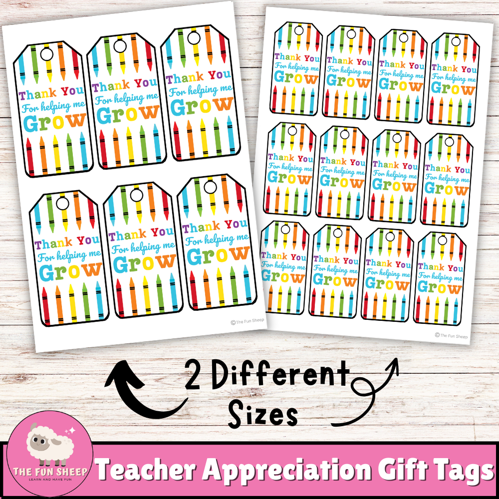 Teacher Appreciation Gift Tags | Treat Tags for Teachers - Teacher ...