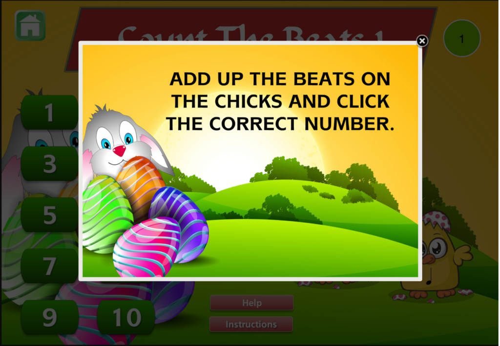 Music Easter Rhythm Challenge Interactive Module | Made By Teachers