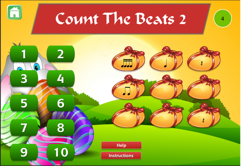 Music Easter Rhythm Challenge Interactive Module | Made By Teachers