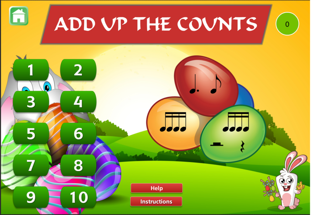 Music Easter Rhythm Challenge Interactive Module | Made By Teachers