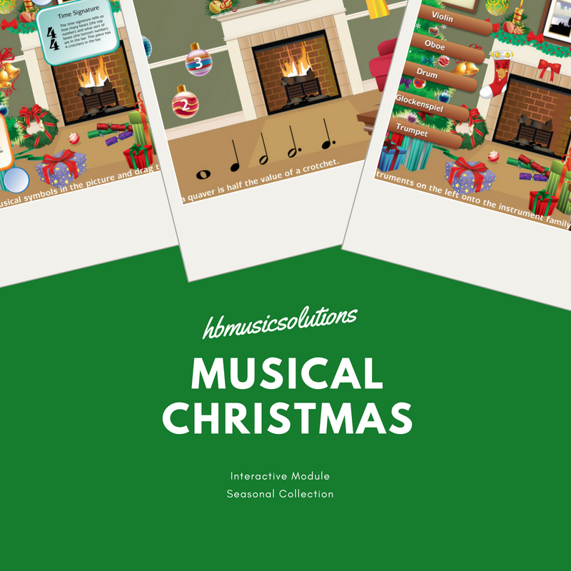 Scale Warm Up C Instruments Treble Clef Interactive and Printable Module | Made By Teachers