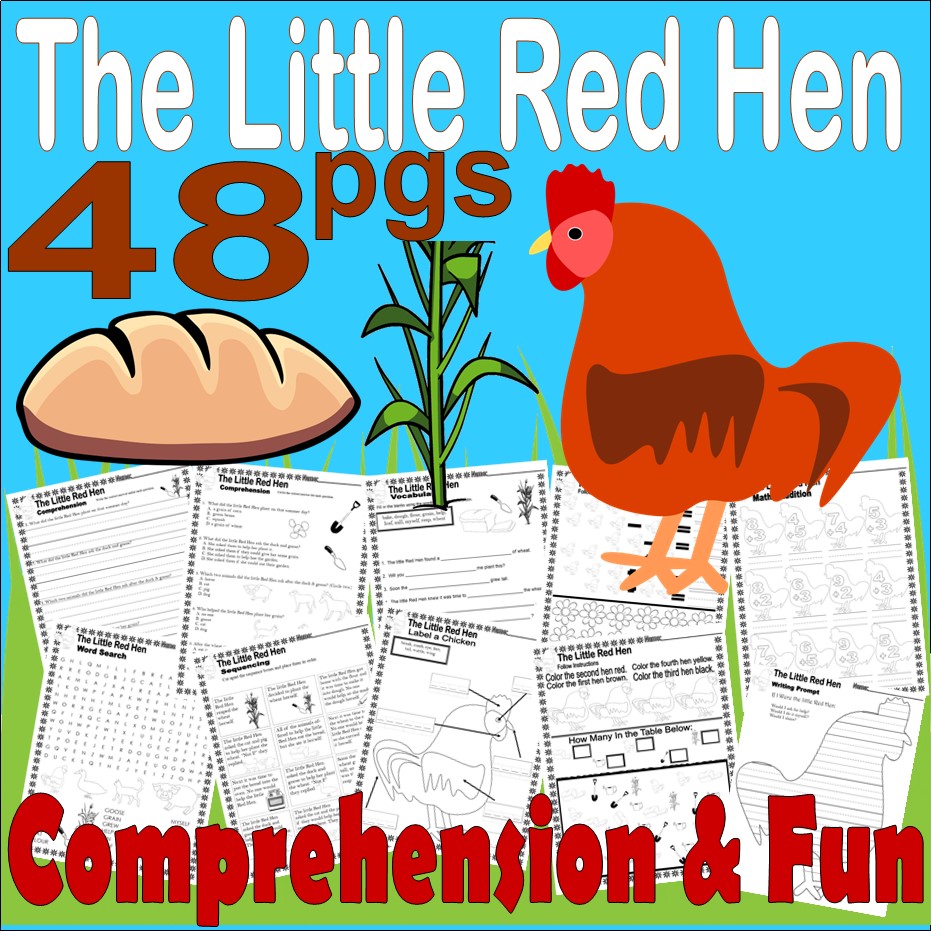 The Little Red Hen Sequencing