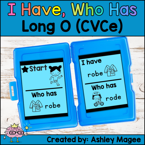 I Have Who Has Long O (CVCe) Words Phonics Game Activity for Practice ...