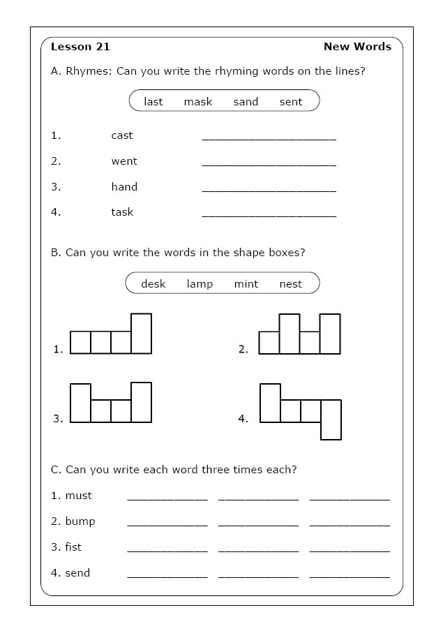 Phonics For Reading (First Level) worksheets | Made By Teachers